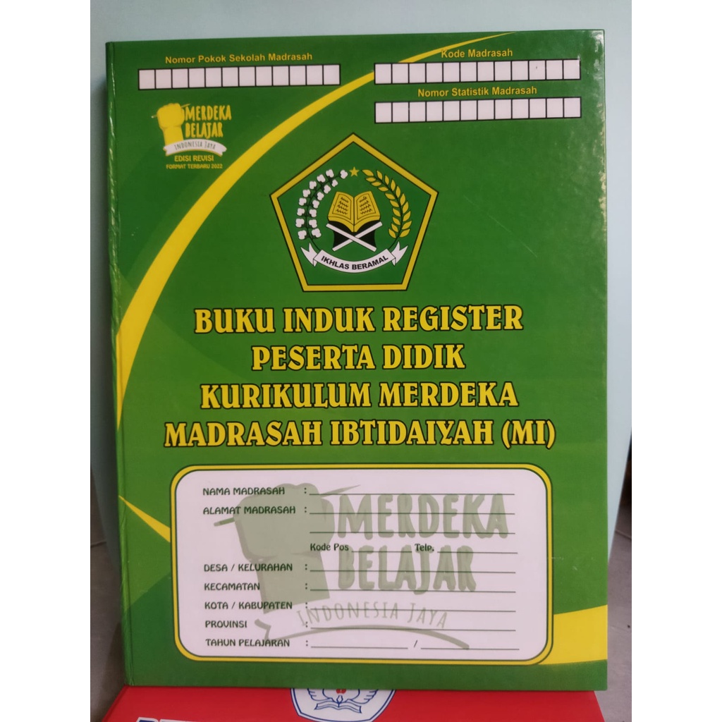 Jual BUKU INDUK SISWA KURIKULUM MERDEKA MADRASAH IBTIDAIYAH (MI) - BUKU ...