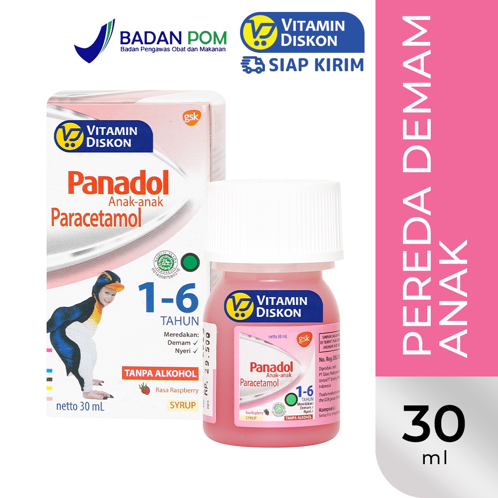 Jual PANADOL SYRUP ANAK 1- 6 TAHUN 30 ML | Shopee Indonesia