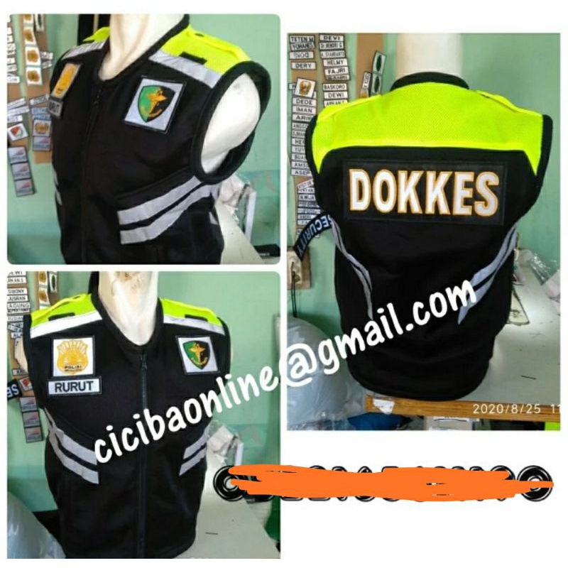 Jual Rompi dokpol rompi dokkes logo baru | Shopee Indonesia