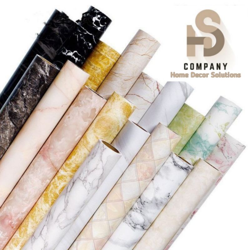 Jual Wallpaper Marmer Marble Bahan PVC Sheet Premium Waterproof Tidak ...