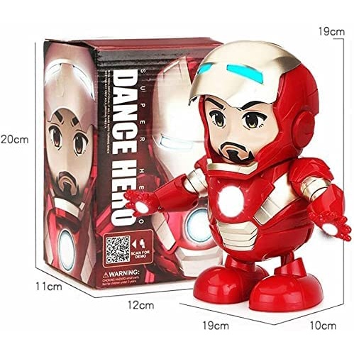 Jual MAINAN ANAK COWOK ROBOT DANCE HERO BUKA TOPENG IRONMAN SPIDERMAN ...