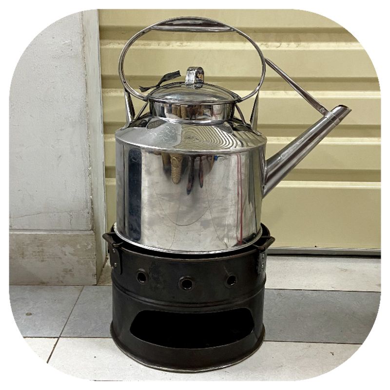 Jual Paket Angkringan Ceret stailess + Anglo besi Lebih hemat | Shopee ...