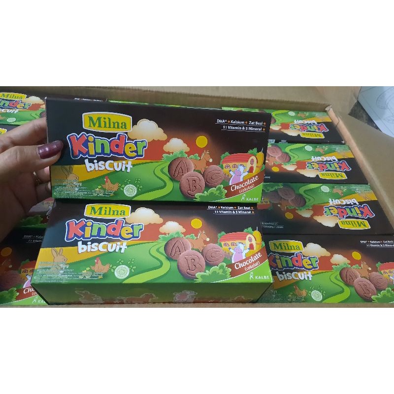 Jual milna biskuit kinder 110gr Cokelat | Shopee Indonesia
