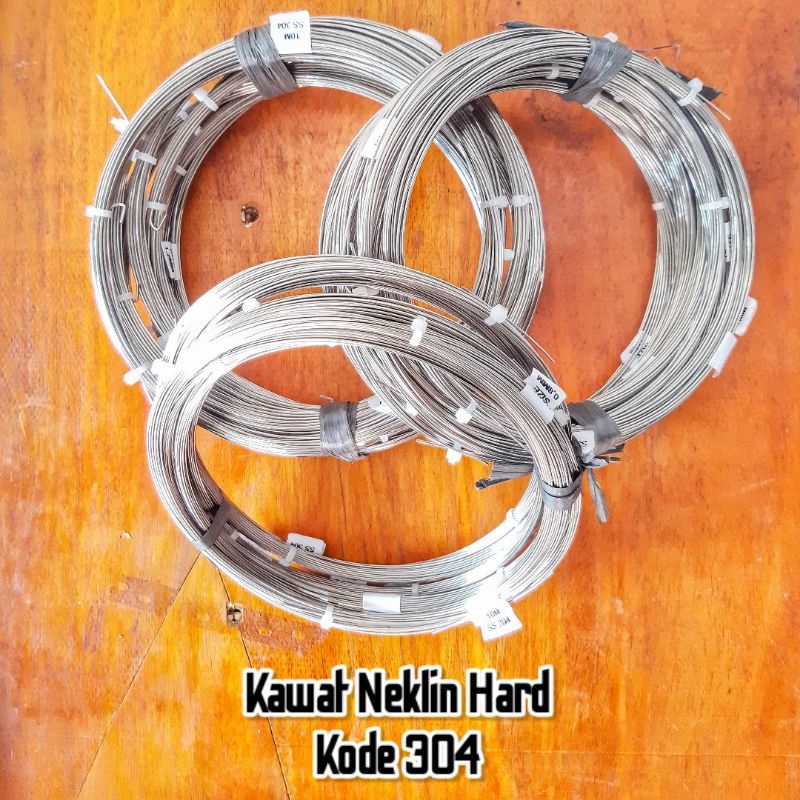Jual Kawat Neklin Hard Kode 304 Bahan Stainless Anti Karat (Per Meter ...