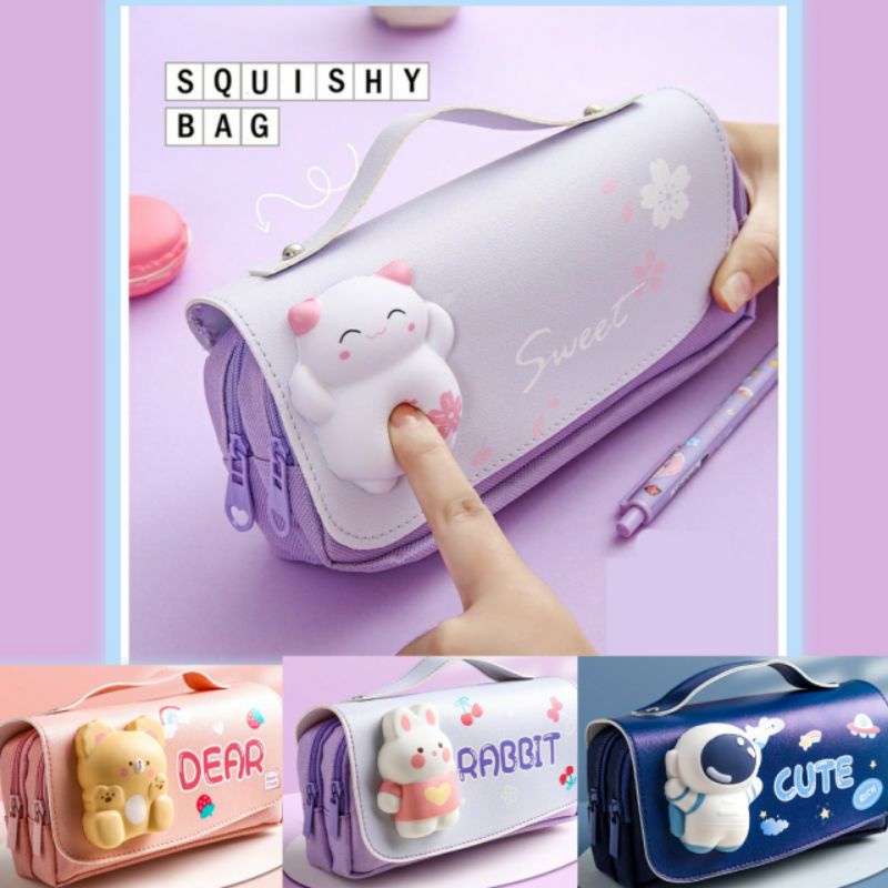 Jual Tempat Pensil Squishy Squishi Pencil Case Kotak Wadah Pouch