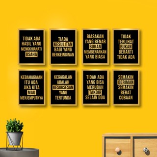 Jual Hiasan Dinding Quotes Motivasi Pajangan Dinding Sekolah Poster ...