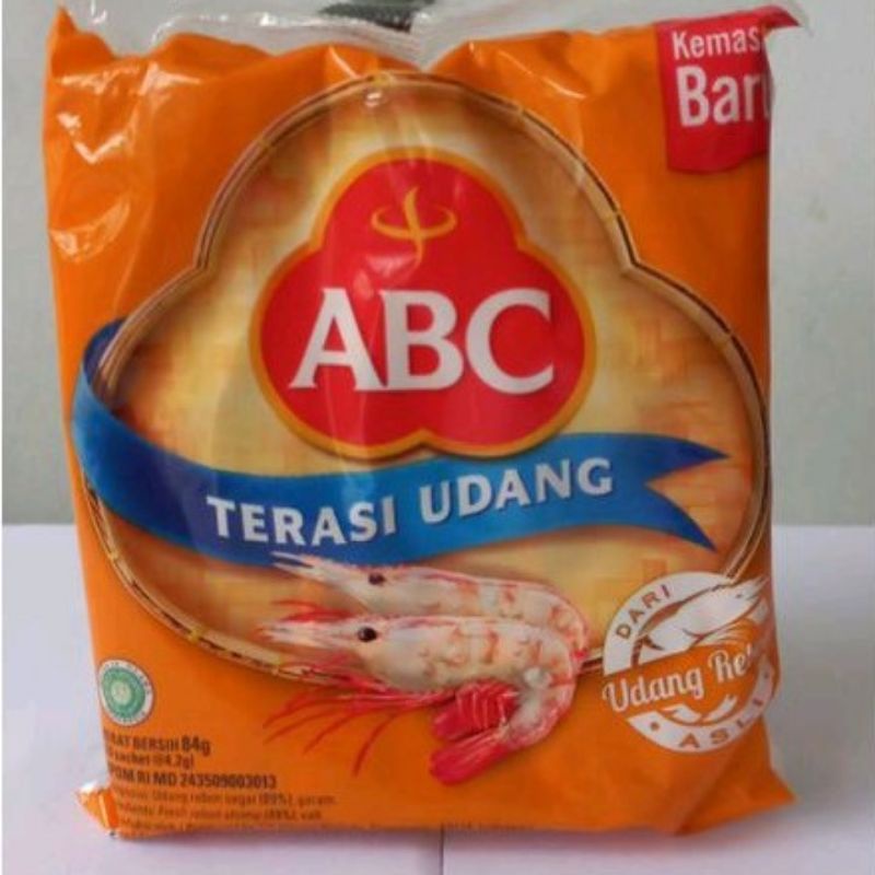 Jual Terasi Udang Asli ABC isi 20 sachet | Shopee Indonesia