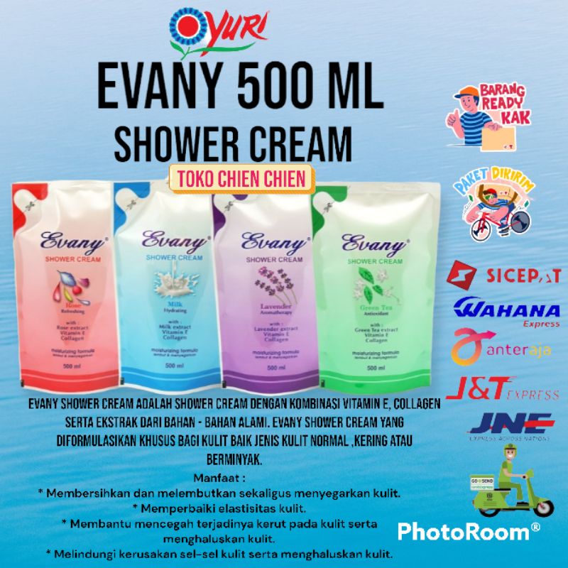 Jual evany shower cream 500 ml | Shopee Indonesia