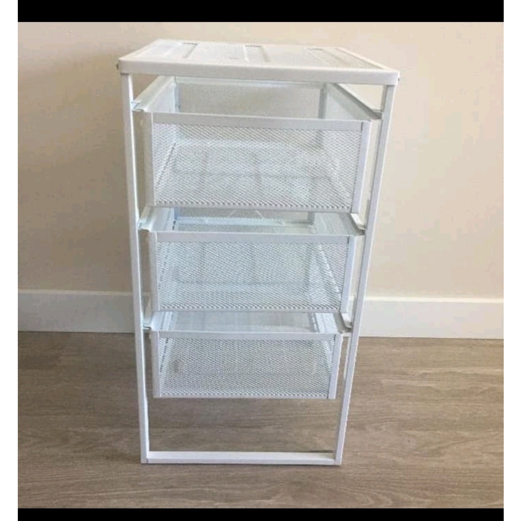 Jual LACI BESI Unit Rak Laci Besi Roda Portable Desk Drawer Penyimpanan ...