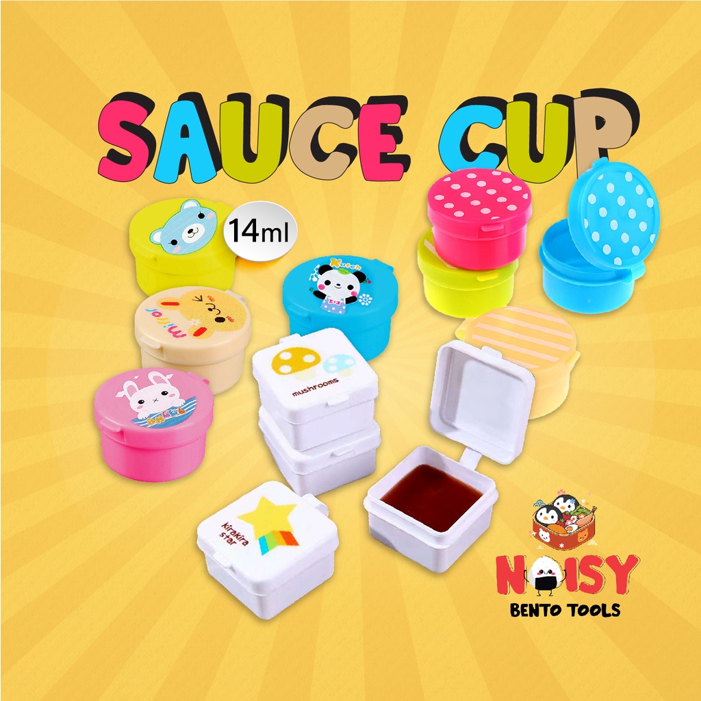Jual MINI SAUCE CUP | WADAH SAUS BENTO CUP 14 ML | Shopee Indonesia