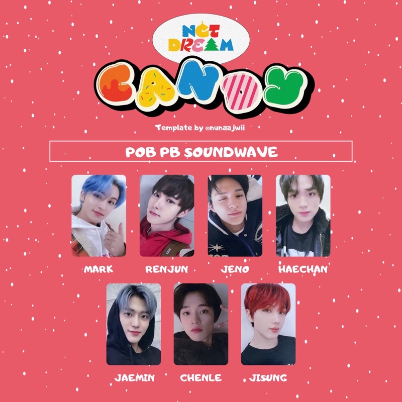 Jual PO PC PHOTOCARD BENEFIT SOUNDWAVE ALBUM CANDY NCT DREAM JENO ...