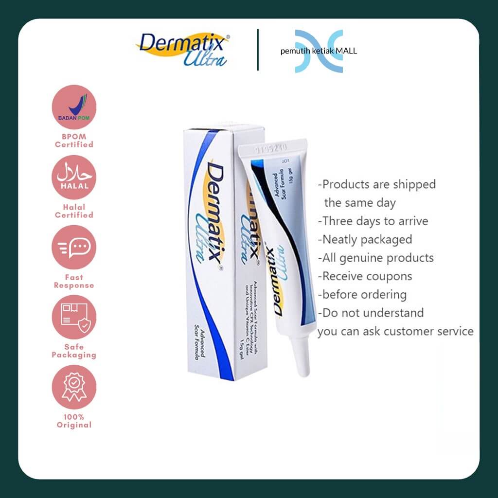 Jual Dermati Dermatix Ultra Advanced Scar Formula Gel Cream Penghilang ...