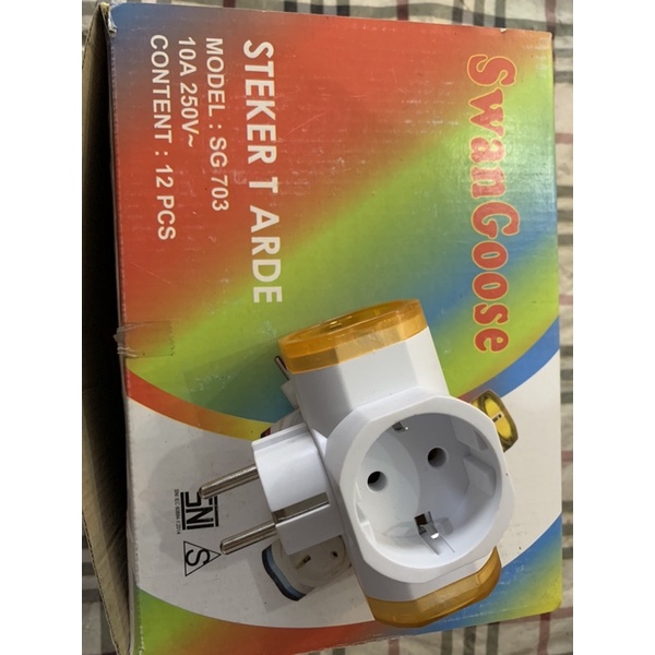 Jual STEKER T ARDE STEKER CABANG 3 COLOKAN T COLOKAN 3 LUBANG | Shopee ...