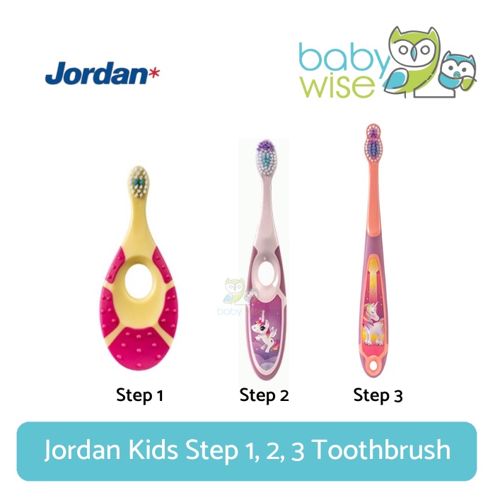 Jual Jordan Kids Step 1, 2, 3 Toothbrush - Sikat Gigi Anak | Shopee ...