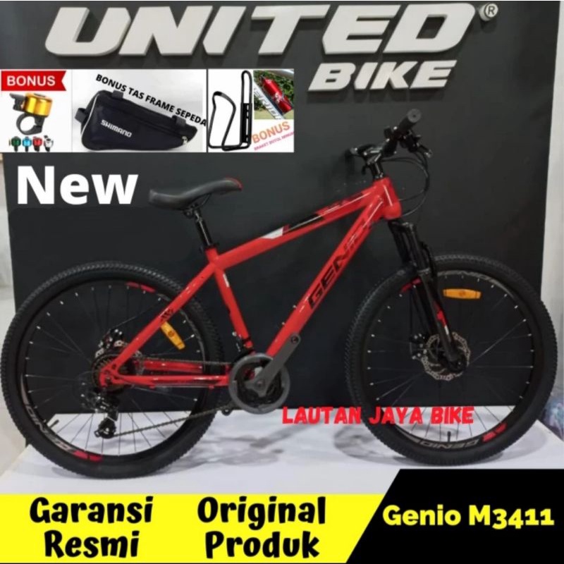 Jual SEPEDA GUNUNG 26 MTB GENIO M341 NEW | Shopee Indonesia