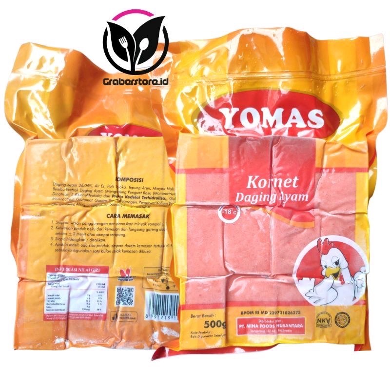 Jual Yomas Kornet daging ayam / sapi | Shopee Indonesia