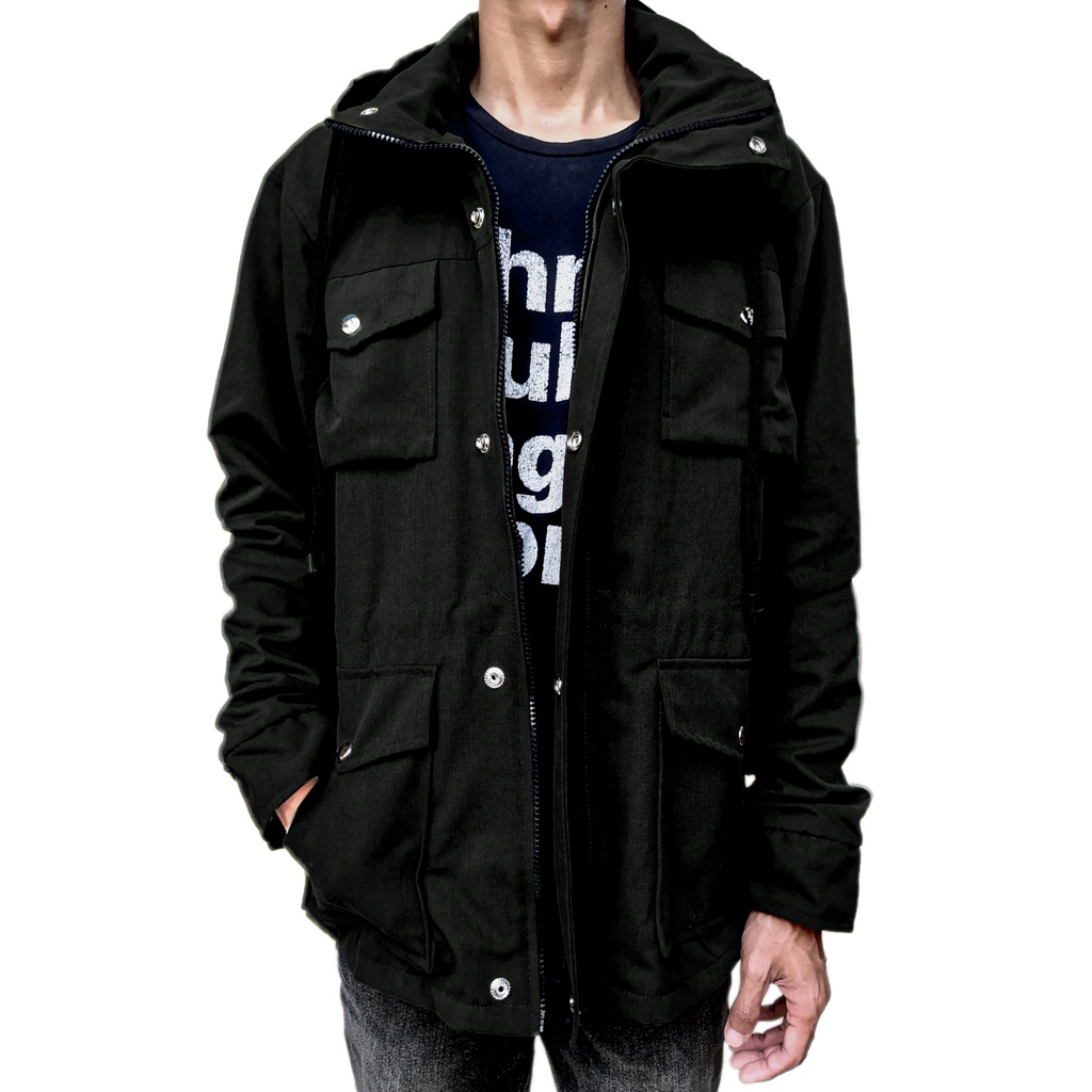 Jual VG JAKET PARKA HOODIE KANVAS PREMIUM / JAKET PRIA / JAKET PREMIUM ...