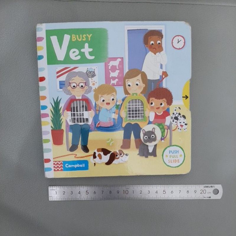 Jual Buku Busy Vet by Campbell Books UK Push, Pull, Slide (Pre-Loved ...