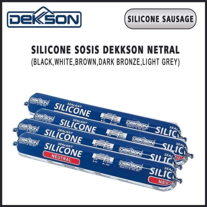 Jual Lem Silicone Sosis Netral Dekkson / Lem Silikon Dodol / Lem Kaca ...
