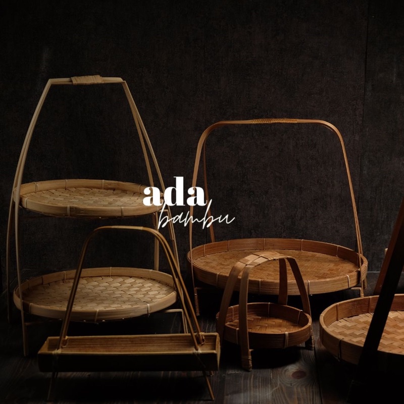 Jual Rak bambu / Rak saji bambu / bambu besek | Shopee Indonesia