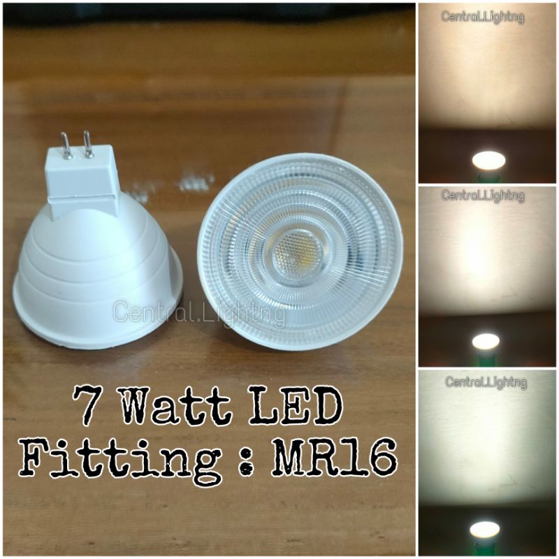Jual Lampu Spotlight LED 7 Watt 7w 220V MR16 / LED Spotlight MR16 7w 7watt AC 220V 7 watt ☆ MR16 ...