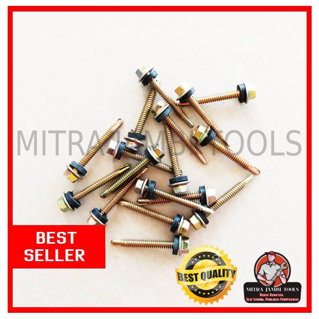 Jual BAUT SENG ATAP ROOFING 12 X 40 ORIGINAL KARET HITAM TEBAL / PCS ...