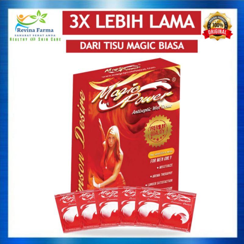 Jual Tissue Power Magic Man Merah isi 6 Sachet, Tisue Magic, Tissue ...