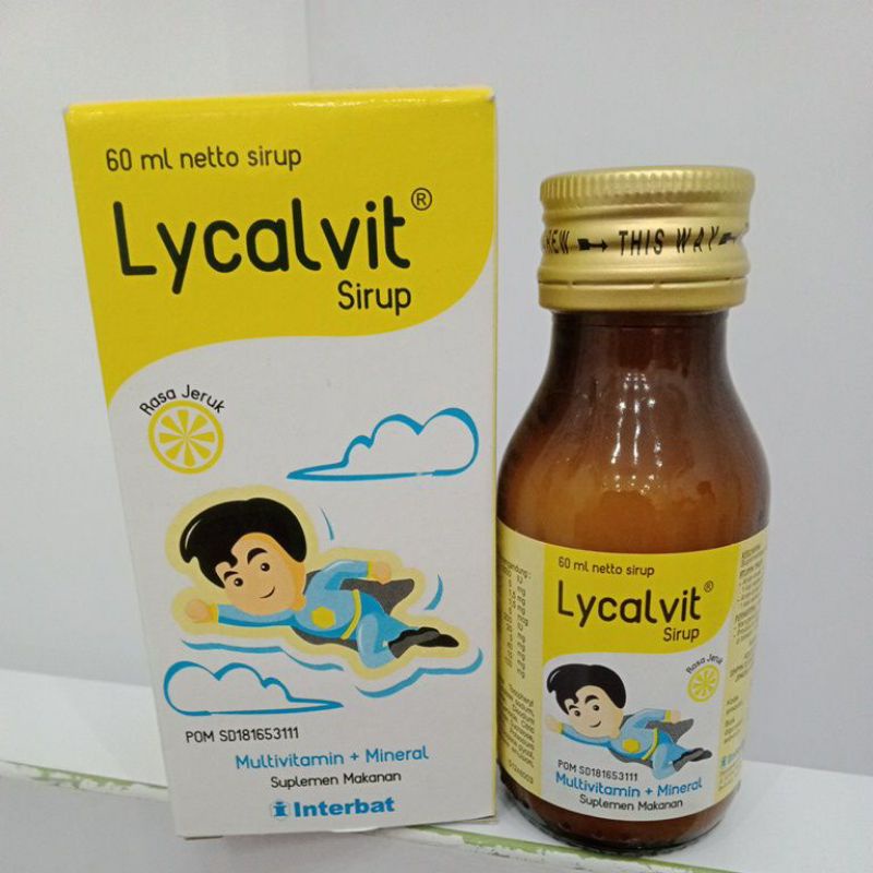 Jual Lycalvit sirup 60 ml | Shopee Indonesia