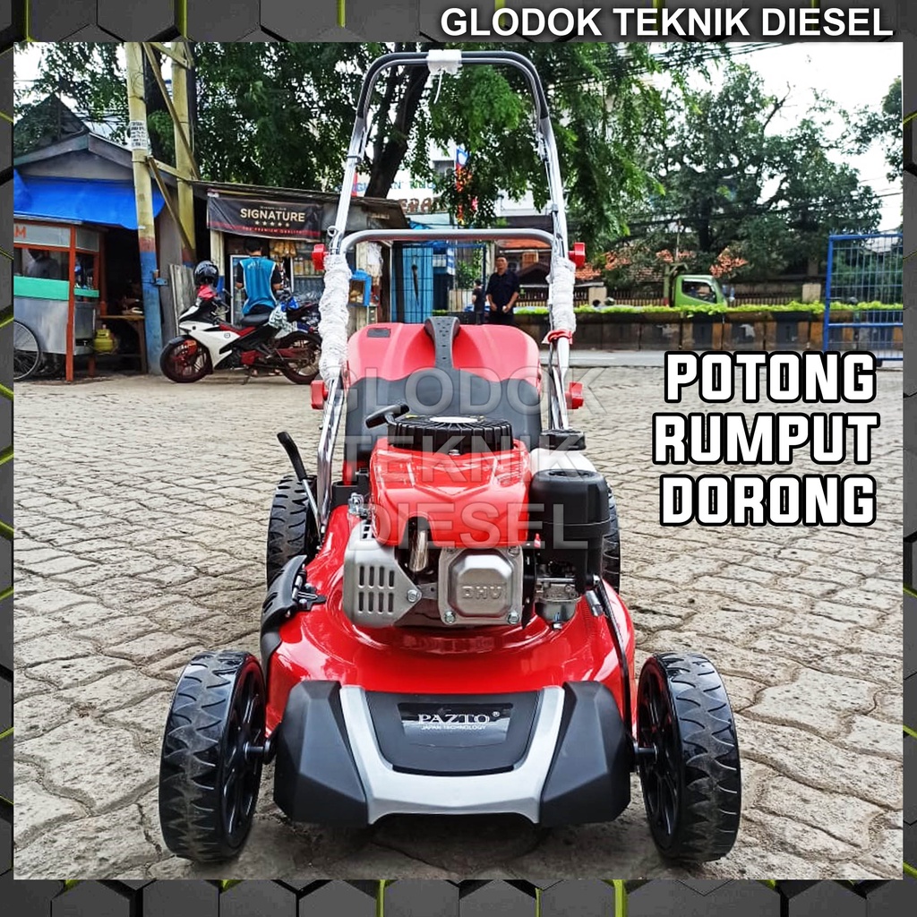 Jual MESIN POTONG RUMPUT DORONG BENSIN GASOLINE LAWN MOWER ORIGINAL ...