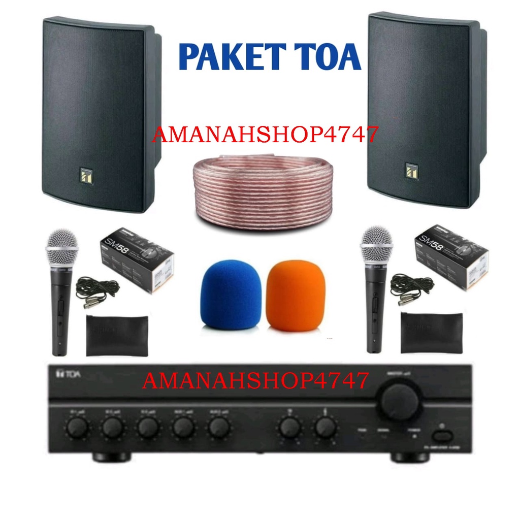 Jual PAKET TOA MASJID SPEAKER TOA ZS 1030b 2 PCS PAKET TOA 2 SPEAKER DALAM | Shopee Indonesia