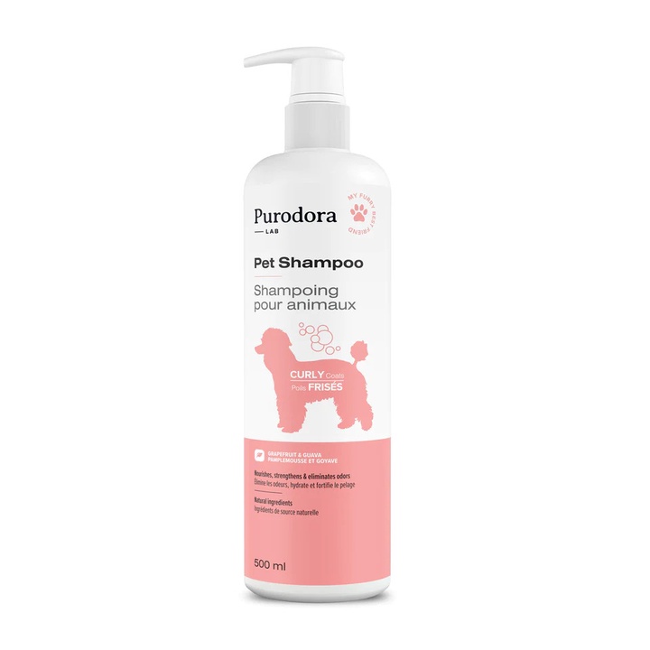 Jual Purodora Pet Shampoo for Curly Coats 500ml - Shampoo Anjing Kucing ...