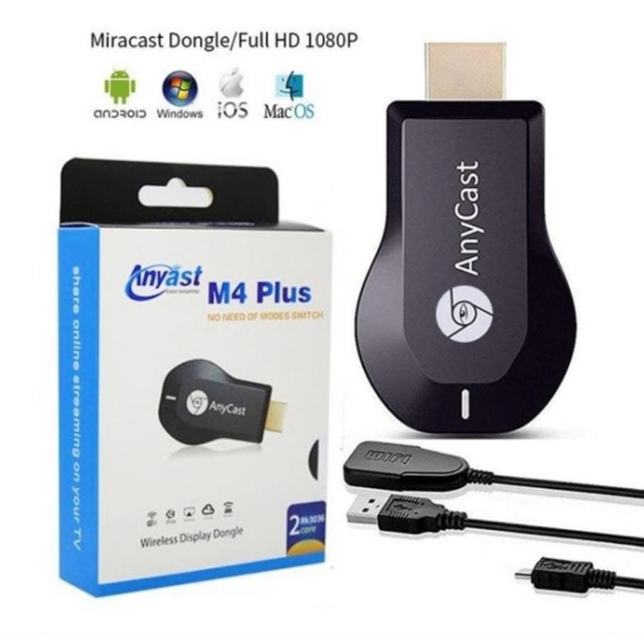 Jual Anycast M4 Plus Dongle HDMI USB Wireless HDMI Dongle Wifi Reciver ...