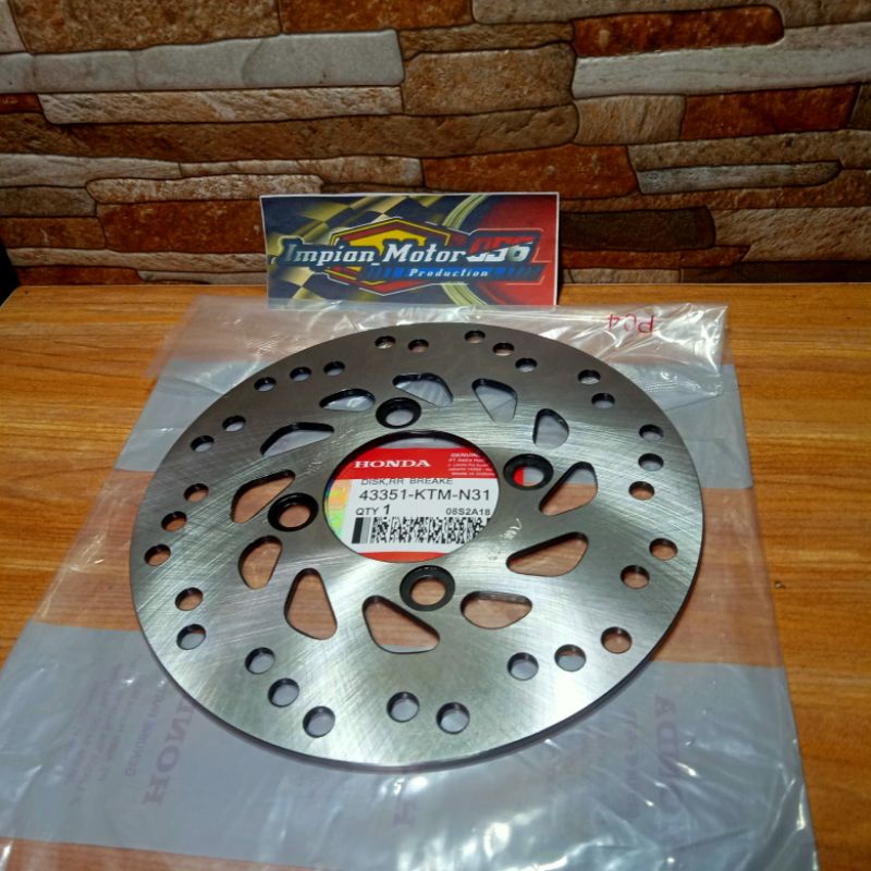 Jual Piringan cakram rem belakang Disk Disc motor Honda Supra x 125 CS1 ...