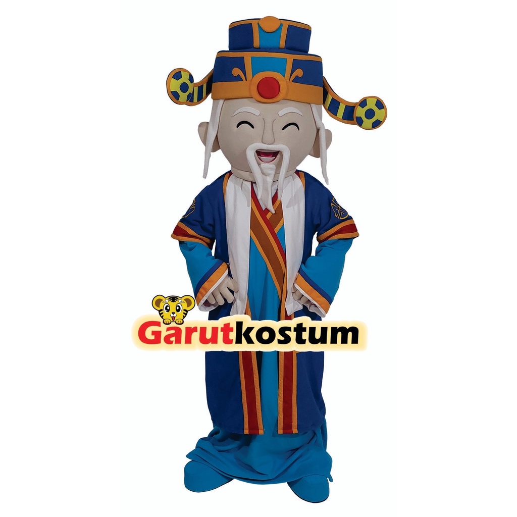 Jual Kostum maskot badut kakek biru setelan lucu fashion costume ...