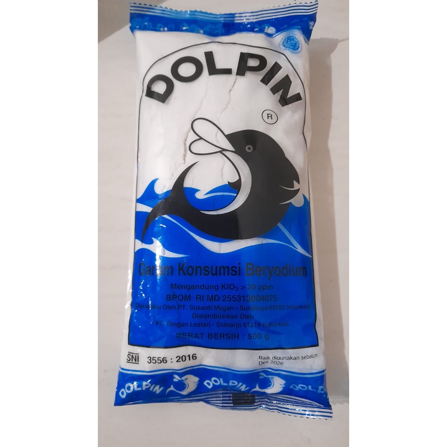 Jual Garam dolphin 500 gram konsumsi beryodium PROMO MURAH HALAL ...