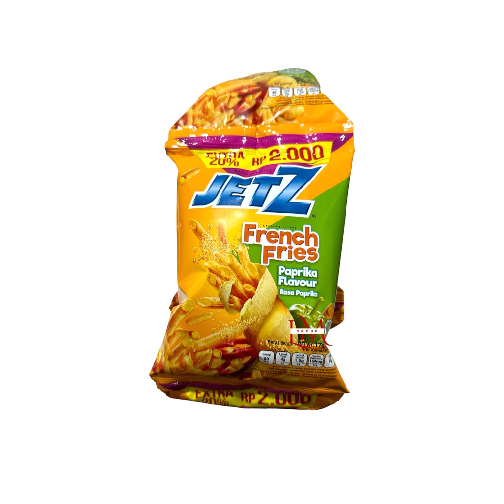 Jual JetZ French Fries Eceran 2000 Kentang Goreng 1 Renceng 10 pcs ...
