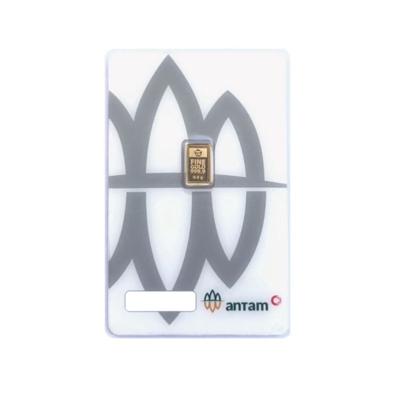 Jual Logam Mulia 24K Antam 0,5 Gram Press Certi Eye | Shopee Indonesia