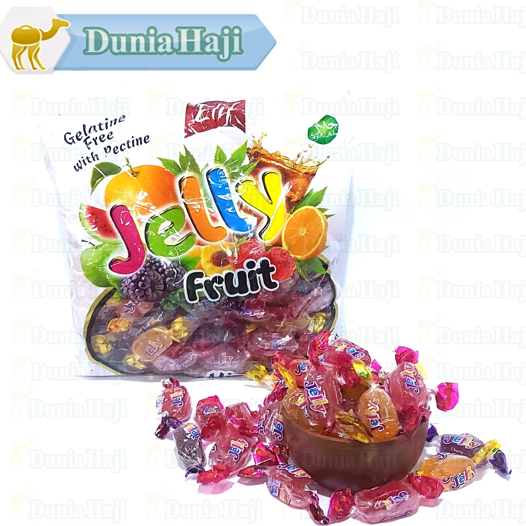 Jual Jeli Turki Fruit 500gr Jelly Candy Turky Jelli Arab Elif Jely Rasa ...