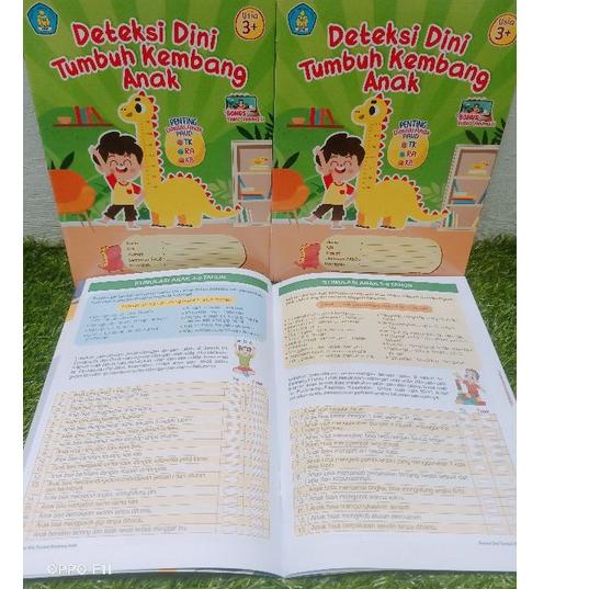 Jual EVZ182 BUKU DETEKSI DINI TUMBUH KEMBANG (DDTK) ANAK PAUD/TK || | Shopee Indonesia