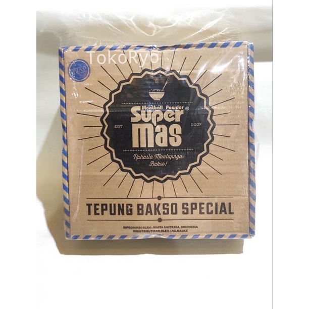 Jual Tepung baso/bakso Supermas Biru 1 Dus | Shopee Indonesia