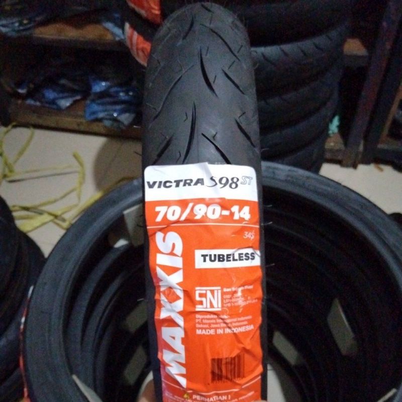 Jual Ban Luar MAXXIS Ring 14 70/90 Victra S98-St Tubeless - Ban Tubles Original Scooter Matic ...