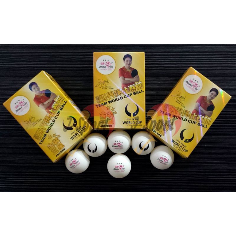 Jual BOLA DOUBLE FISH WORLD CUP BOLA DOUBLE FISH 40+ WORLD CUP BOLA PINGPONG 40+ BOLA TENIS MEJA ...