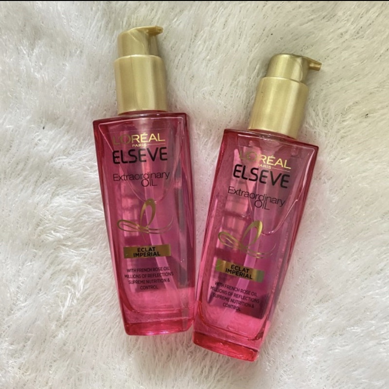 Jual Loreal Paris Elseve Extraordinary Oil Pink 100 Ml | Shopee Indonesia