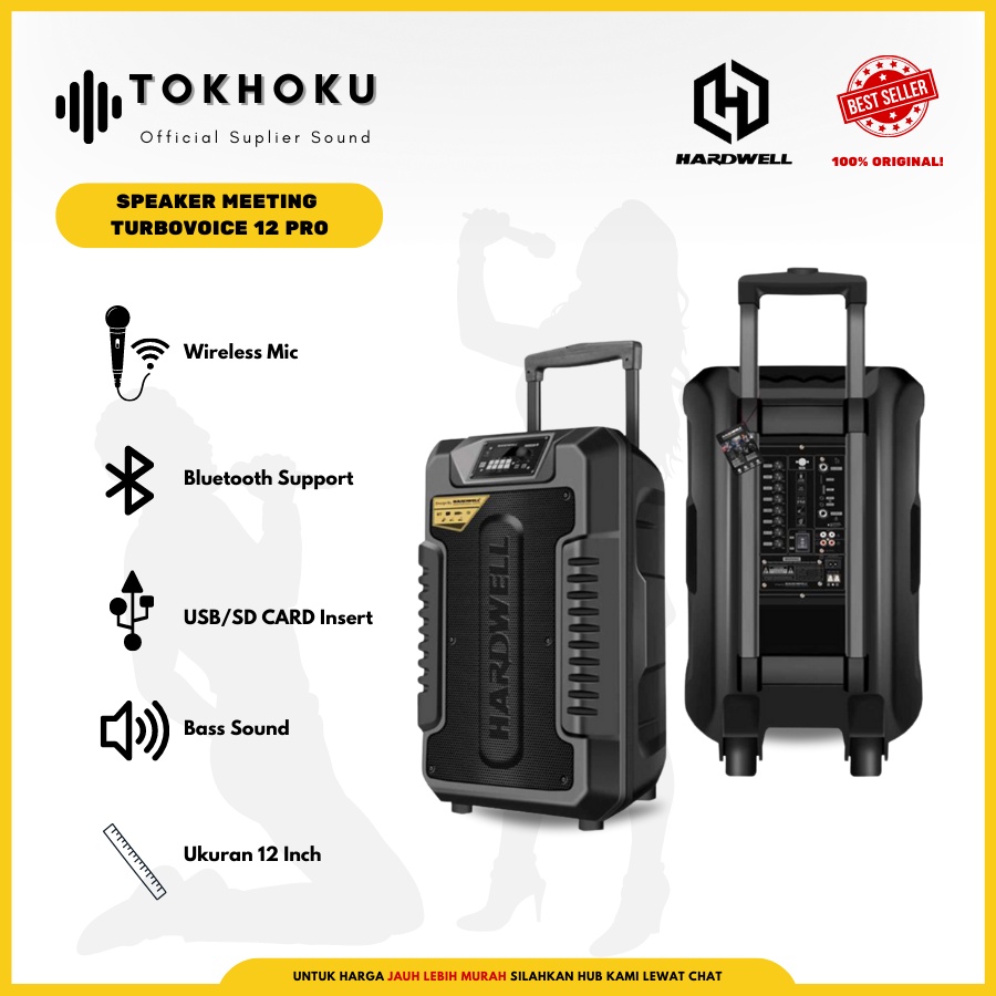 Jual Speaker Portable Meeting Hardwell Turbovoice 12 PRO Original Garansi 1 Tahun | Shopee Indonesia
