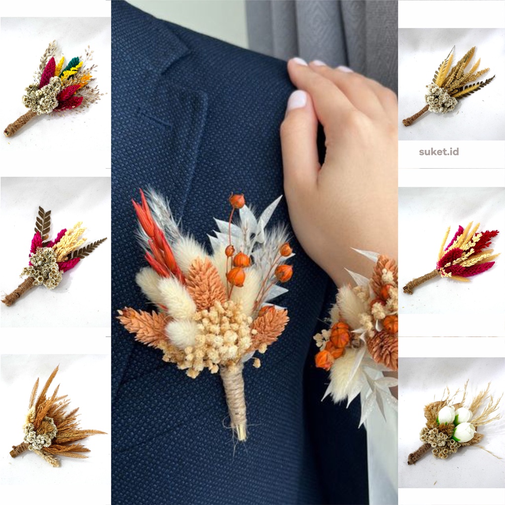 Jual Bunga Jas / Corsage Pengantin (Bunga Jas Pengantin) | Shopee Indonesia