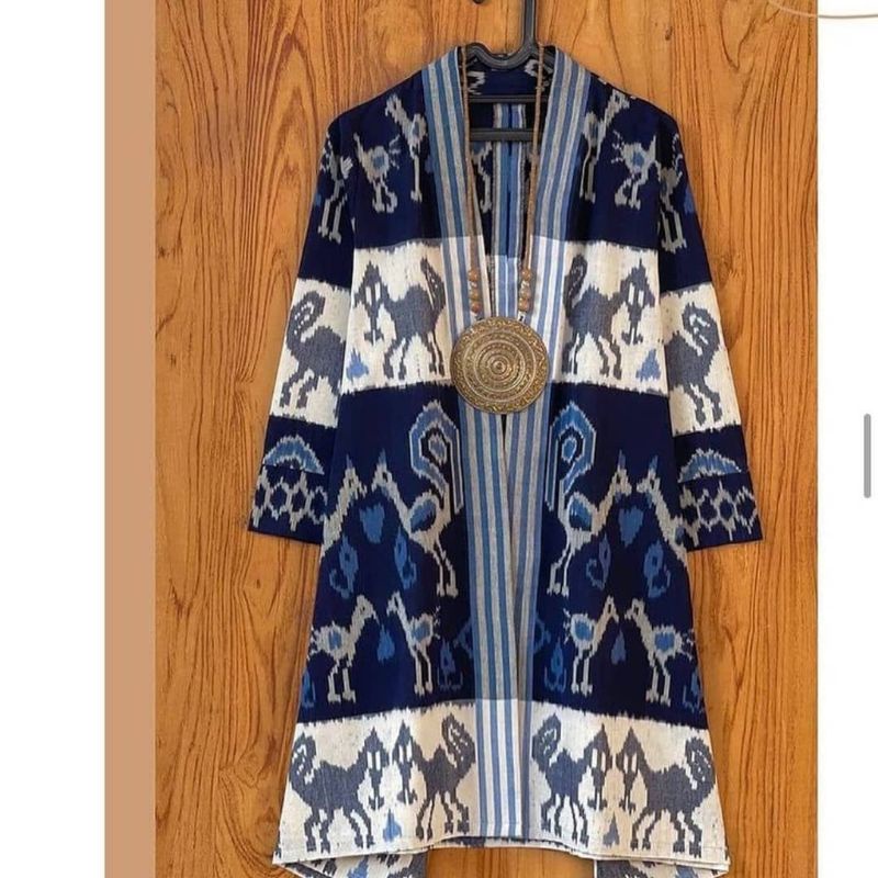 Jual outer tenun - blazer tenun sumba | Shopee Indonesia
