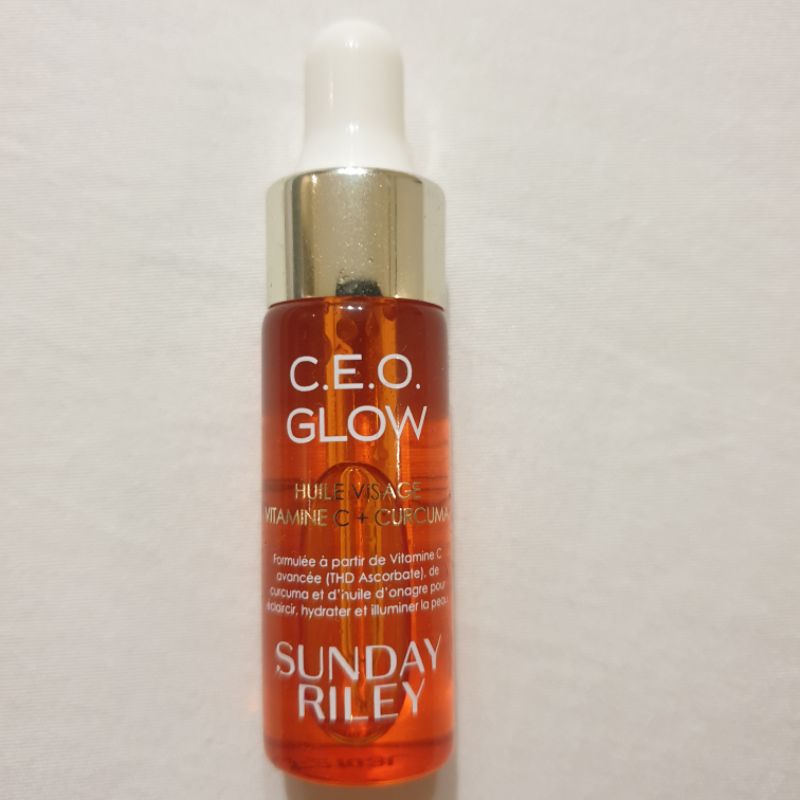 Jual Sunday Riley CEO Glow Vitamin C + Turmeric Face Oil 5ml Sample ...