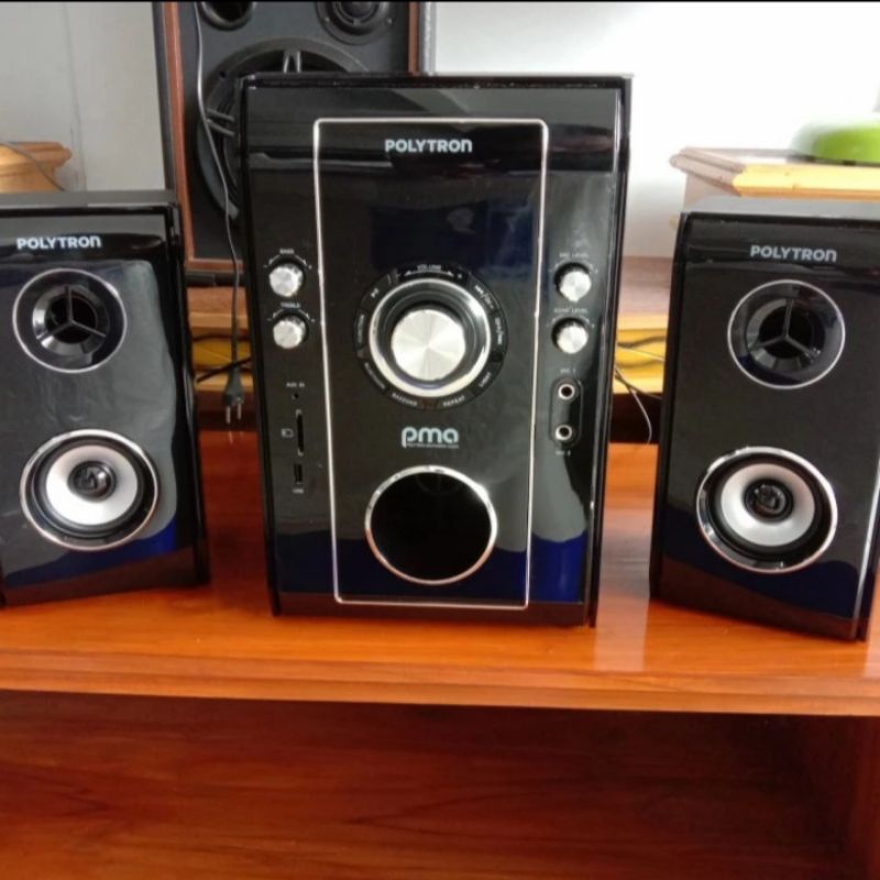Jual Polytron Pma-9503 speaker aktif (bluetooth-usb-sd card-aux-karaoke )garansi resmi (khusus ...