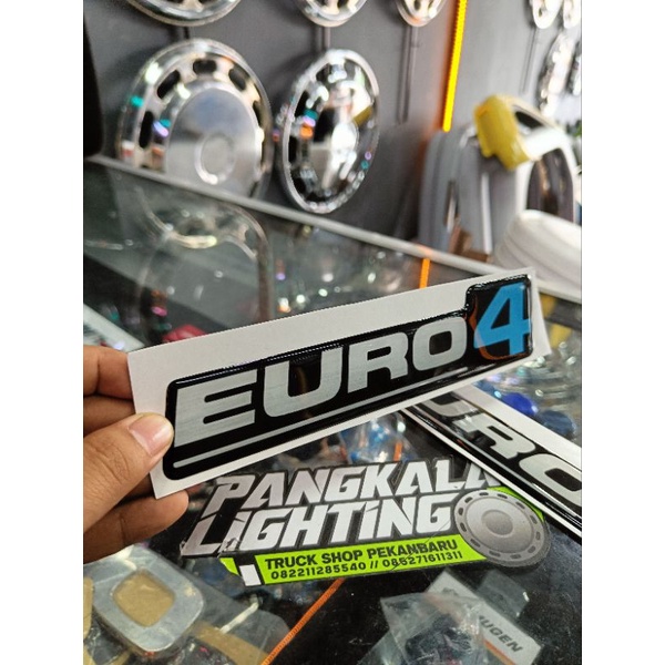 Jual logo euro 4 stiker timbul hight quality | Shopee Indonesia