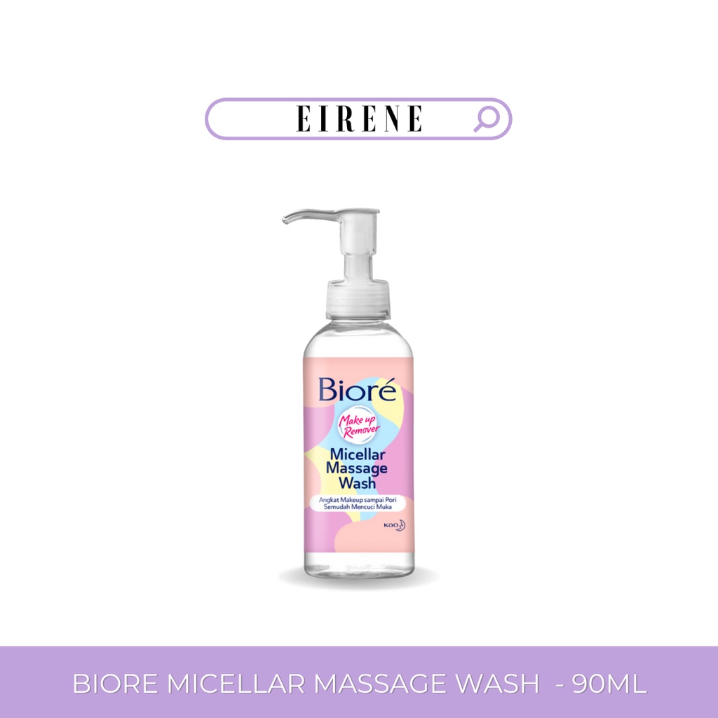 Jual Biore Mur / Biore Micellar Massage Wash - 90ml | Shopee Indonesia